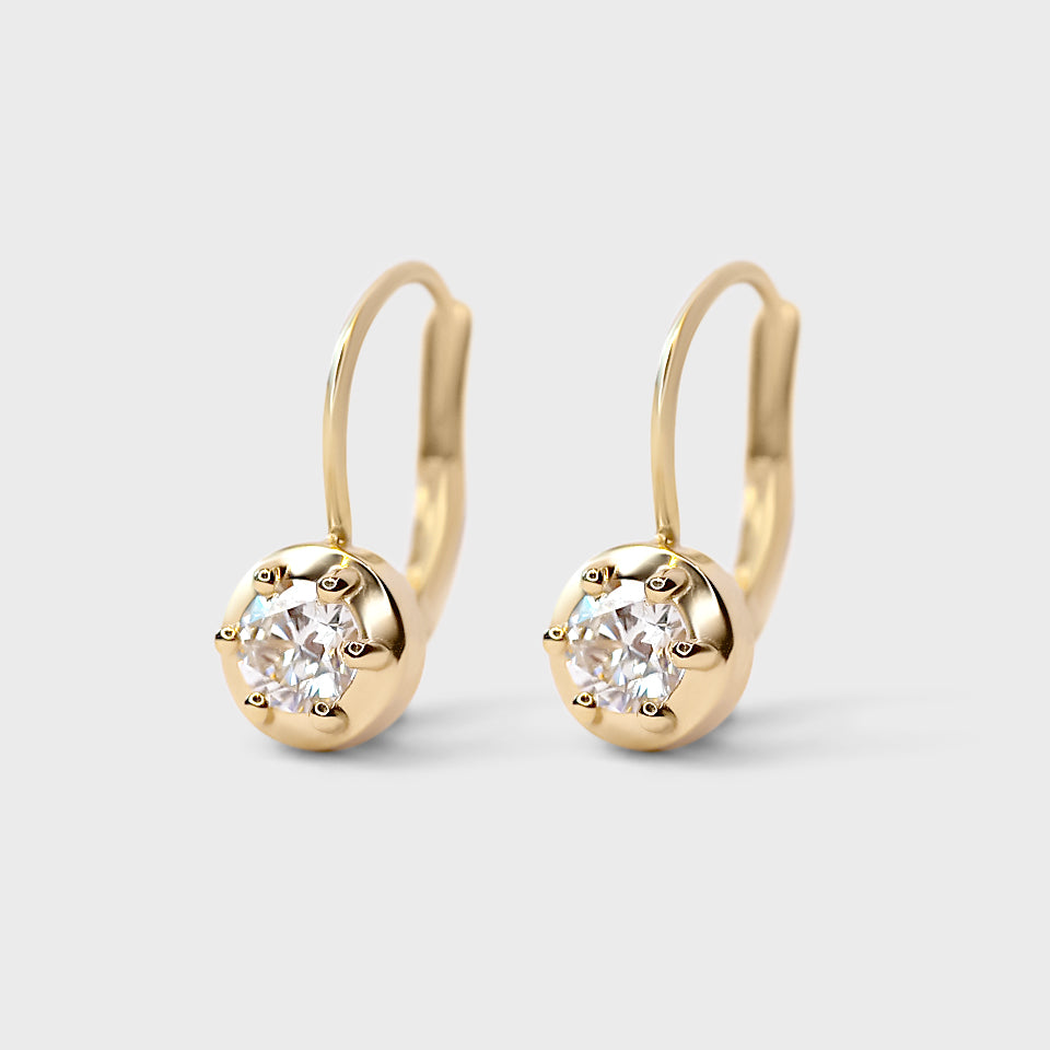 Colette Diamond Drop Earrings - The Clear Cut Collection