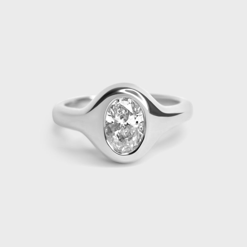 Luna Diamond Ring - The Clear Cut Collection