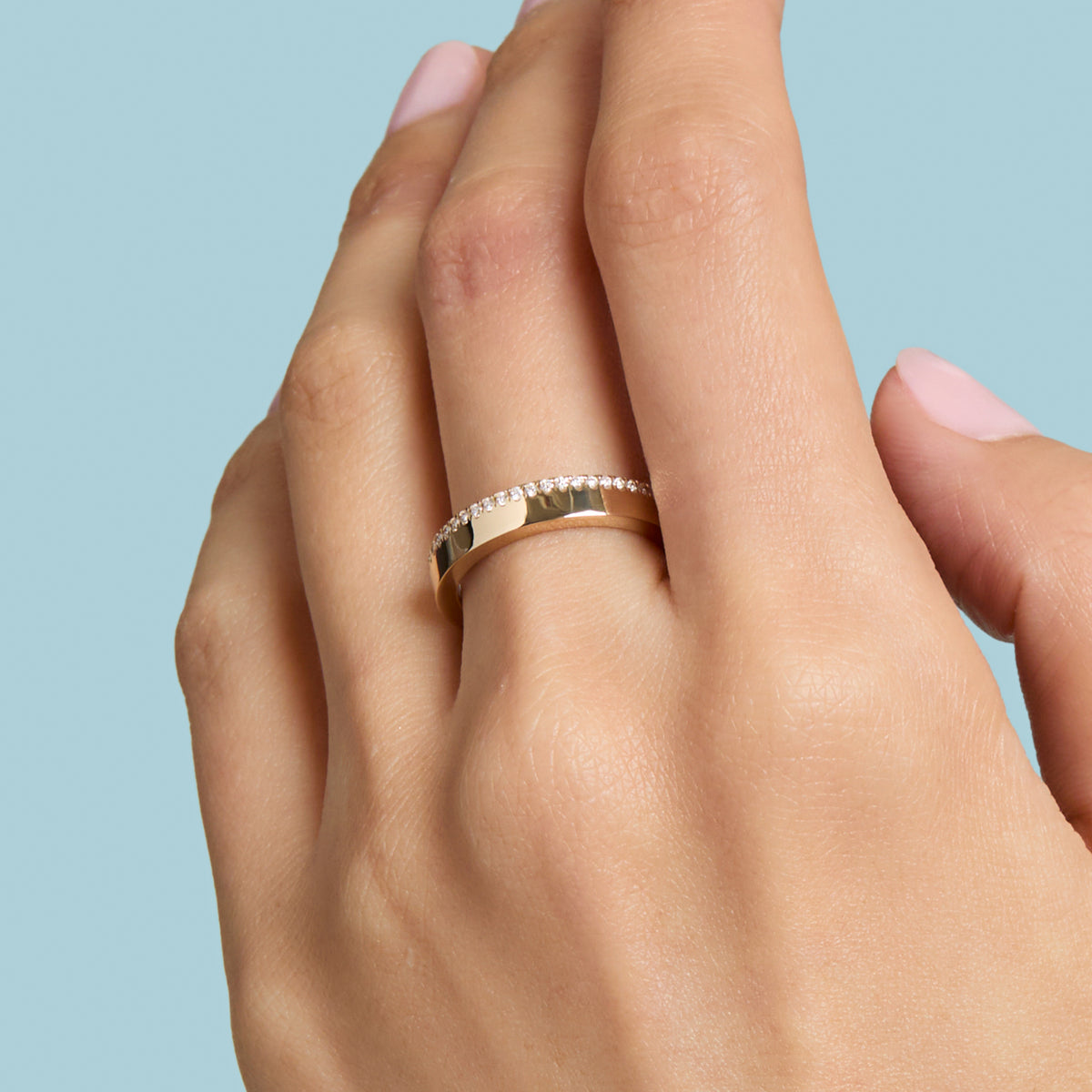 Pave Edge Band - The Clear Cut Collection