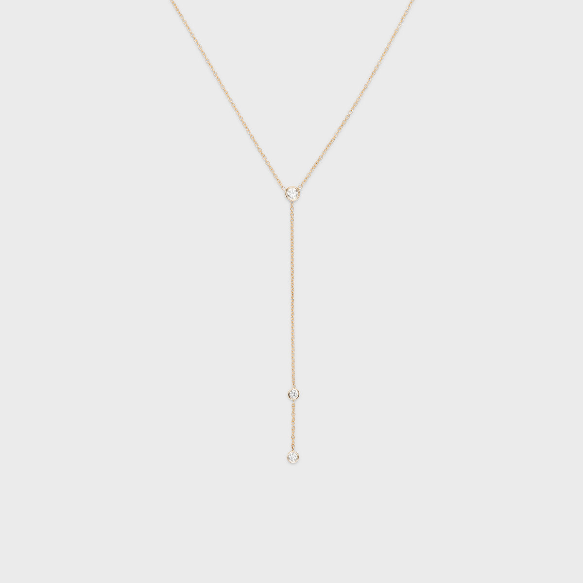 Diamond Drip Lariat - The Clear Cut Collection
